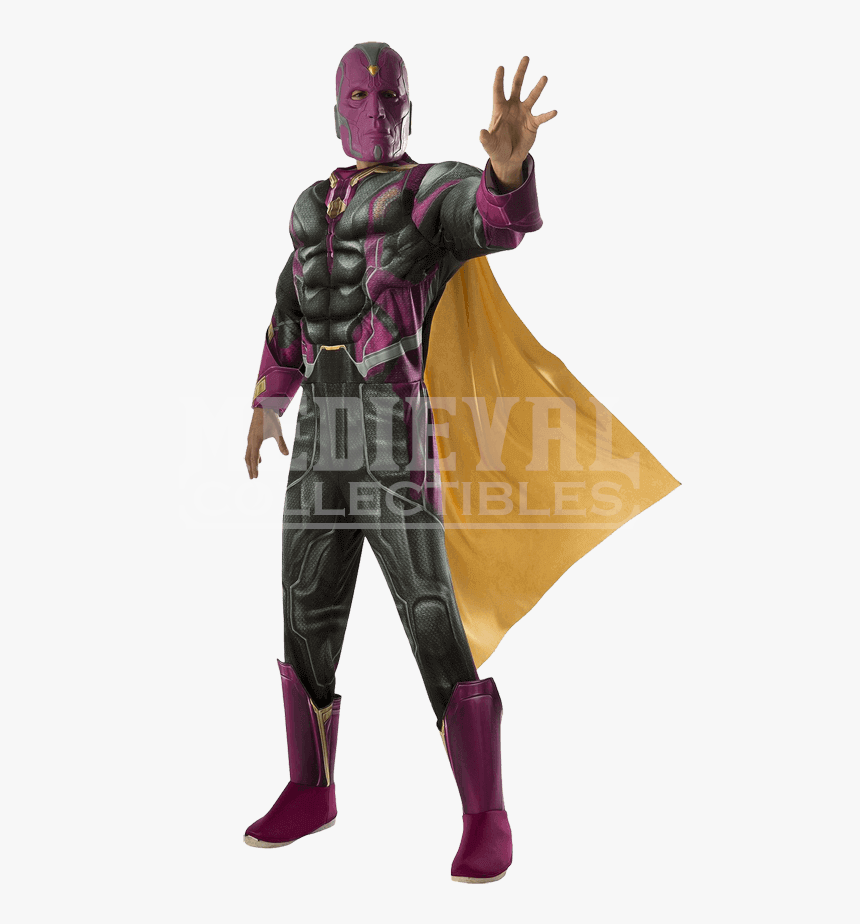 Adult Marvel Civil War Deluxe Vision Costume - Vision Avengers Costume ...