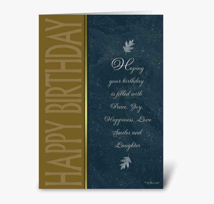 Formal Birthday Card Greeting Card - Official Greeting Card For ...