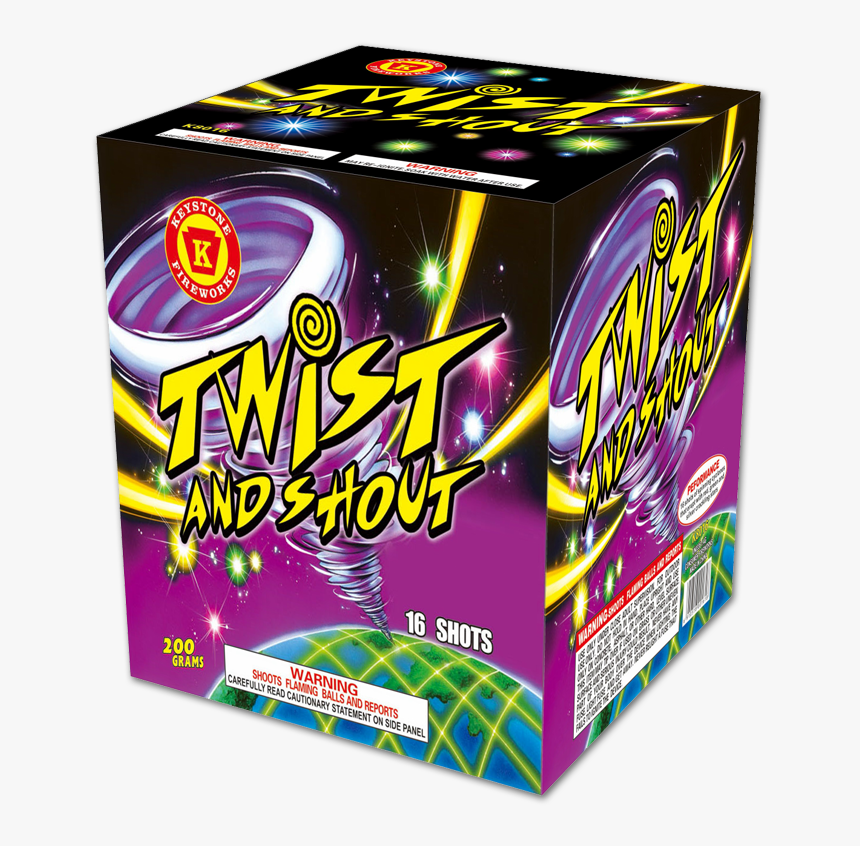 Twist And Shout, Repeater, Keystone Fireworks - Box, HD Png Download ...