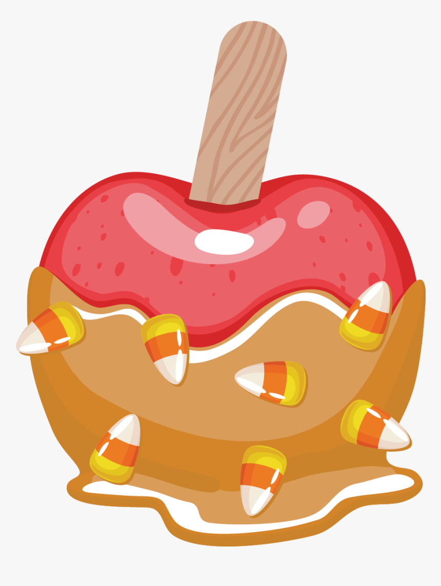 Caramel Apple Clip Art