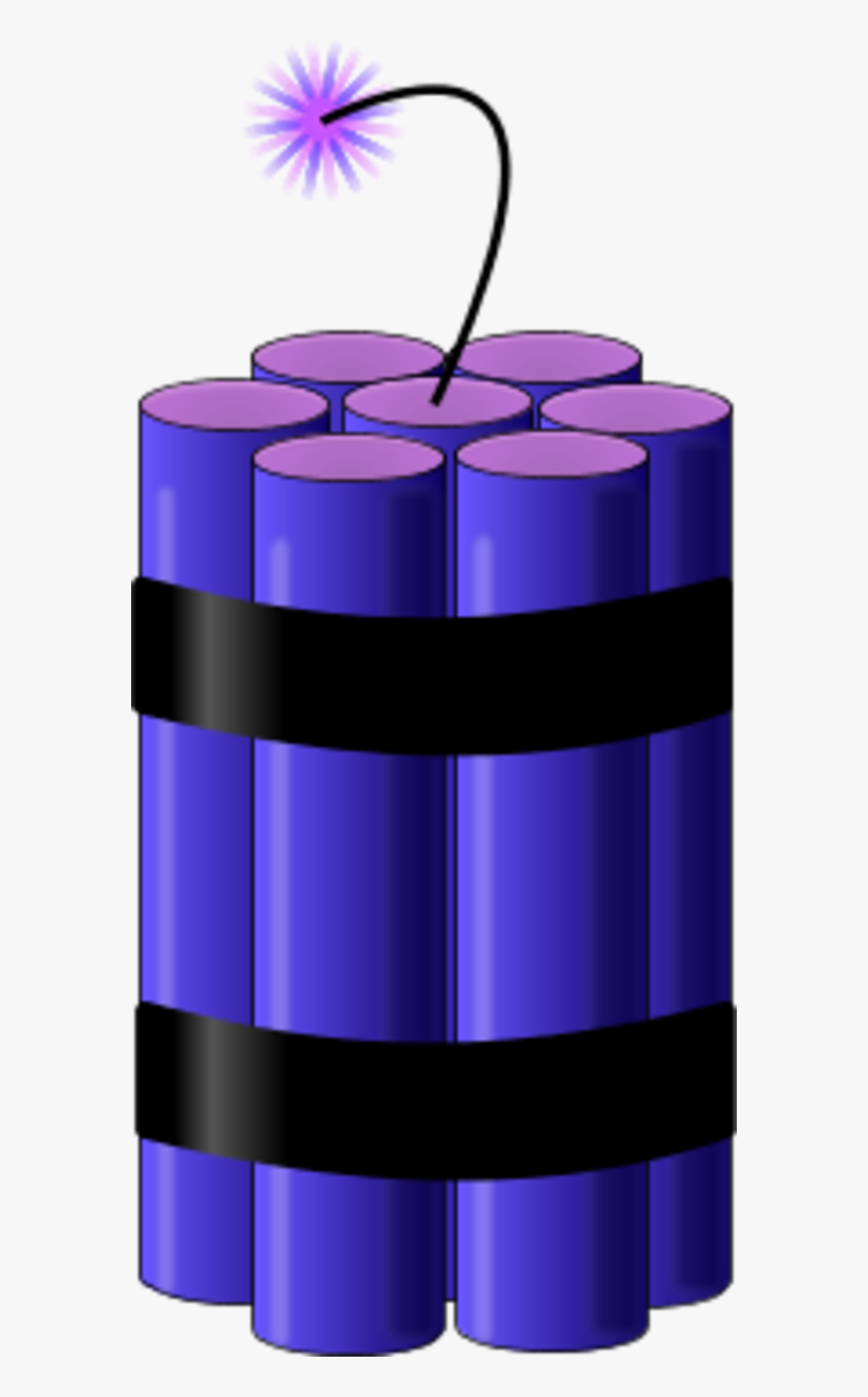 Dynamite With A Lit Fuse - Transparent Dynamite, HD Png Download ...
