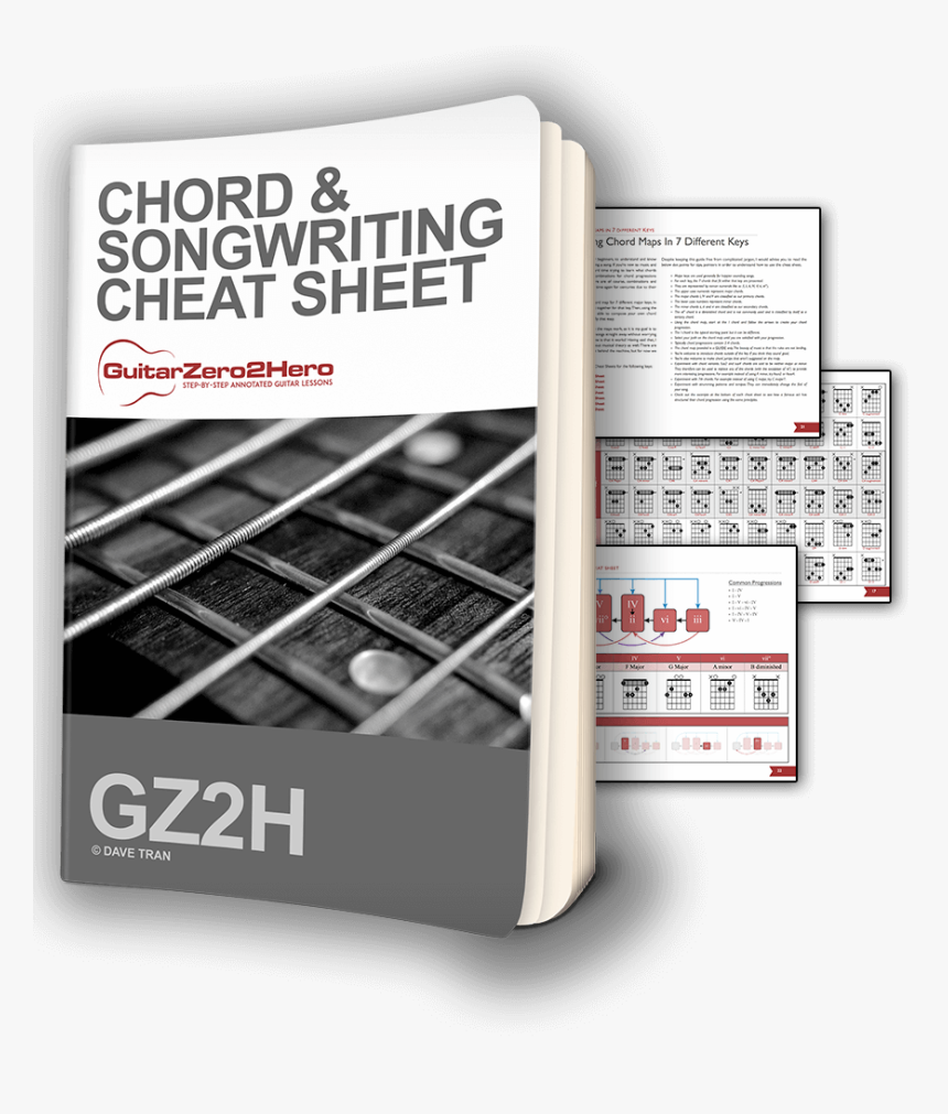 Chord & Songwriting Cheat Sheet, HD Png Download , Transparent Png ...