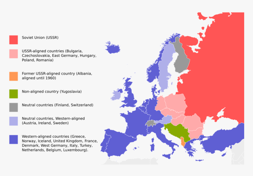Countries Were Involved In The Cold War, HD Png Download , Transparent ...