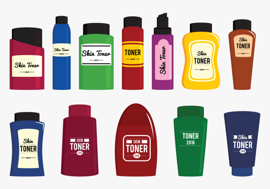 Skin Toner Vector Icons - Face Toner Vector, HD Png Download ...