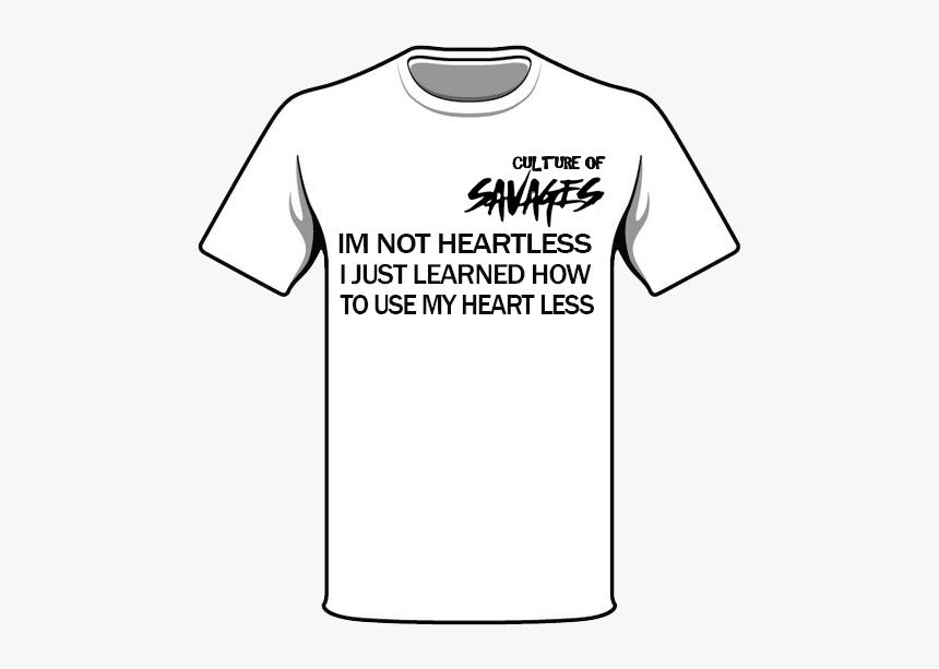 Heartless - T Shirt Design, HD Png Download , Transparent Png Image ...