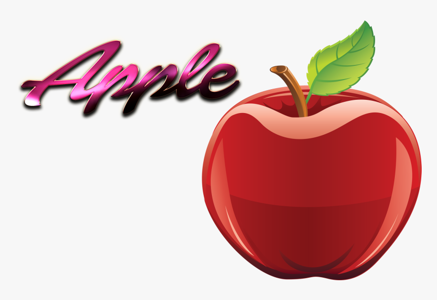 Apple Clipart Name - Apple Name Image Png, Transparent Png ...