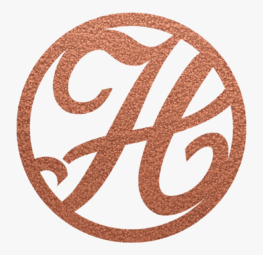 Circle Initial Metal Wall Art - Initial, HD Png Download , Transparent ...