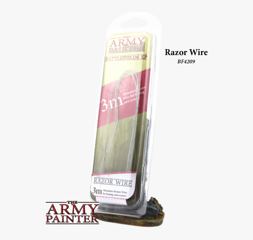 Razor Wire 3m Battlefields Xp *the Army Painter* - Army Painter, HD Png ...