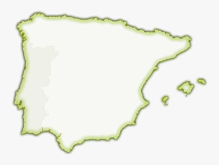 Spain Map Png Silhouette White, Transparent Png , Transparent Png Image ...
