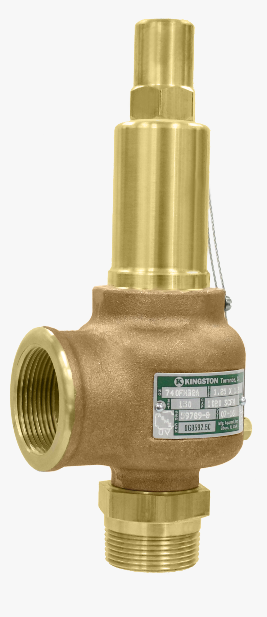 Kng740 Safety Relief Valve - Brass, HD Png Download , Transparent Png ...