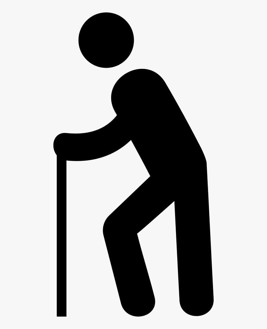 Old Man Walking - Old Man Icon Svg, HD Png Download , Transparent Png ...