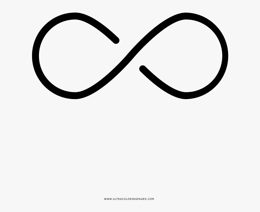 Infinite Coloring Page - Line Art, HD Png Download , Transparent Png ...