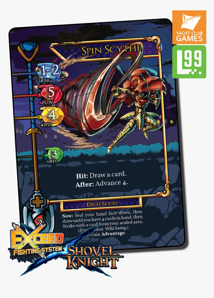 Exceed Card Previews - Exceed Fighting System Shovel Knight, HD Png ...