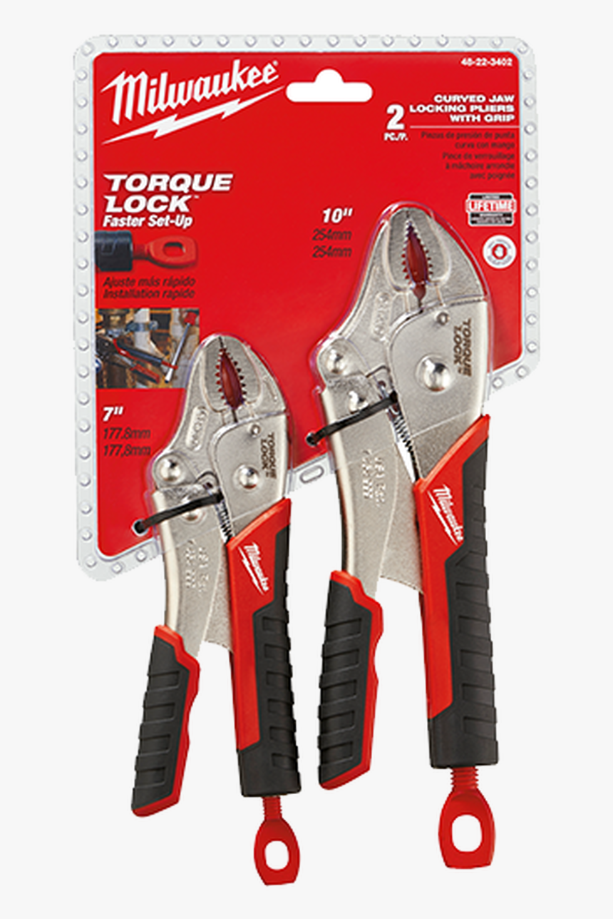 Milwaukee 48 22 3402 Torque Lock Curved Jaw Locking - Milwaukee 48 22 ...