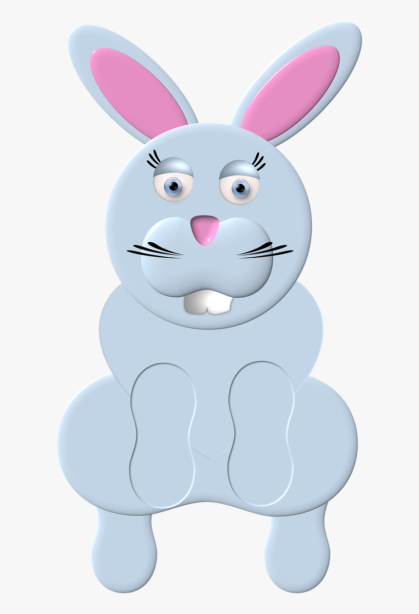 Bunny Rabbit Animal Free Photo - Cartoon, HD Png Download , Transparent ...