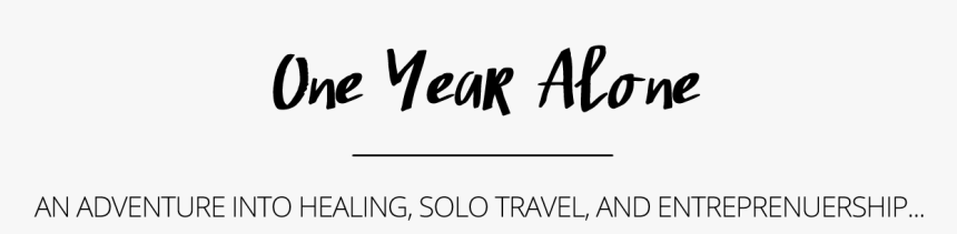 One Year Alone - Calligraphy, HD Png Download , Transparent Png Image ...