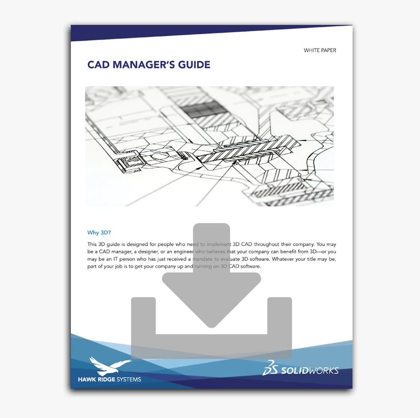 Switching To 3d Cad Guide - Engineering Drawing, HD Png Download ...