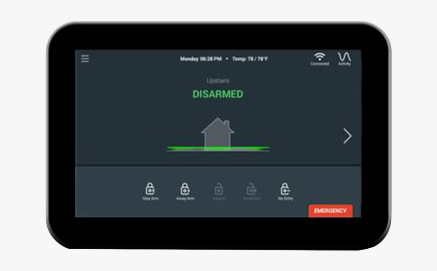 Touchscreen Keypad - Dsc Touchscreen Keypad, HD Png Download ...