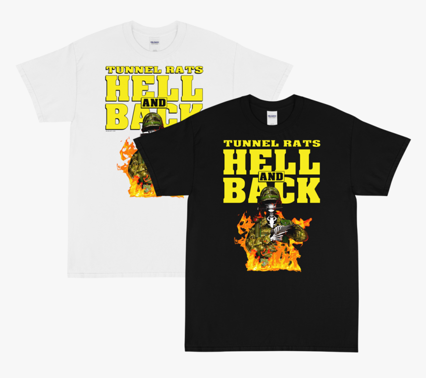 Image Of Hell And Back T-shirt - Active Shirt, HD Png Download ...