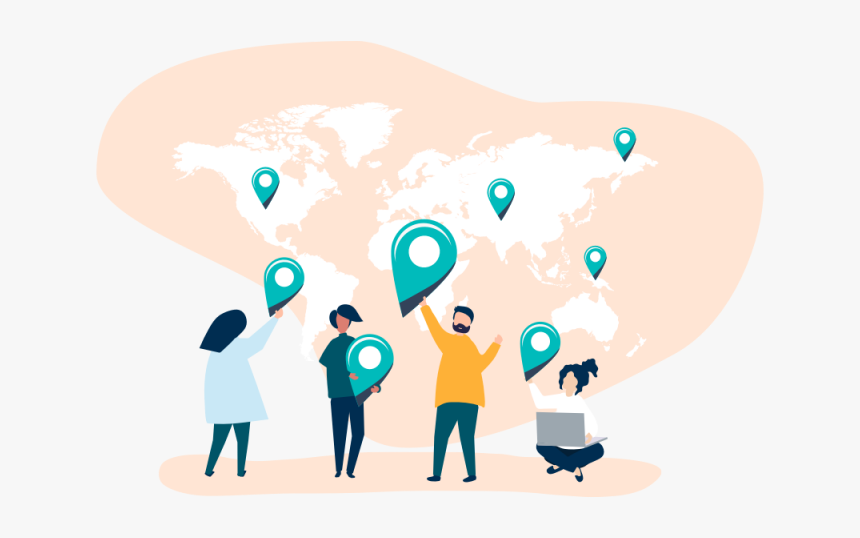 Marker Cluster - Illustration, HD Png Download , Transparent Png Image ...