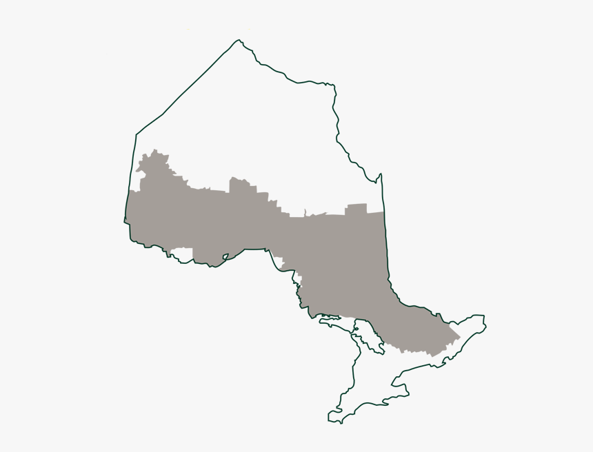 Ontario Map No Background, HD Png Download , Transparent Png Image ...