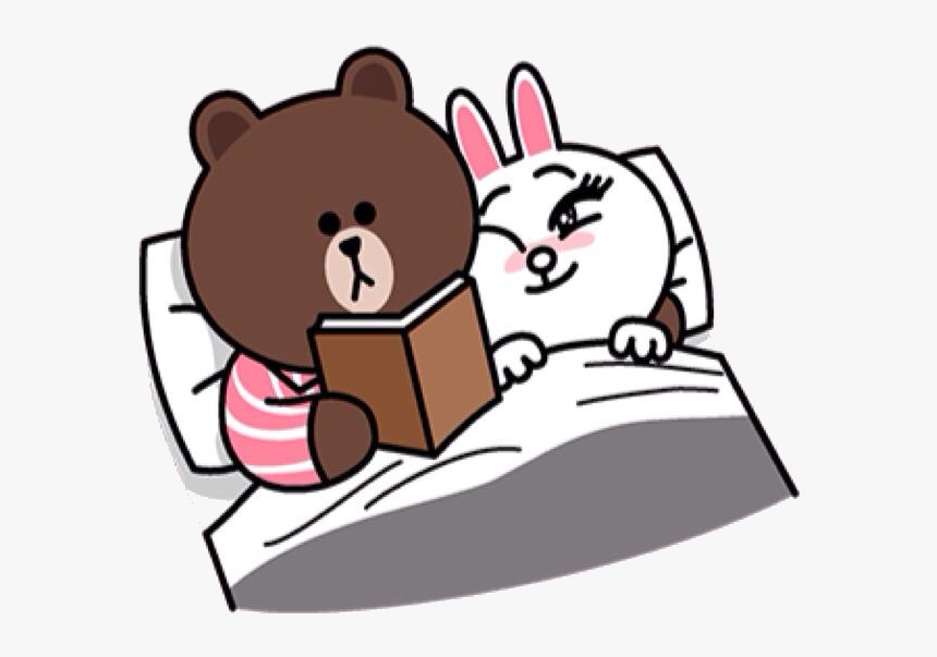 Transparent Line Sticker Png - Love Cony And Brown, Png Download ...