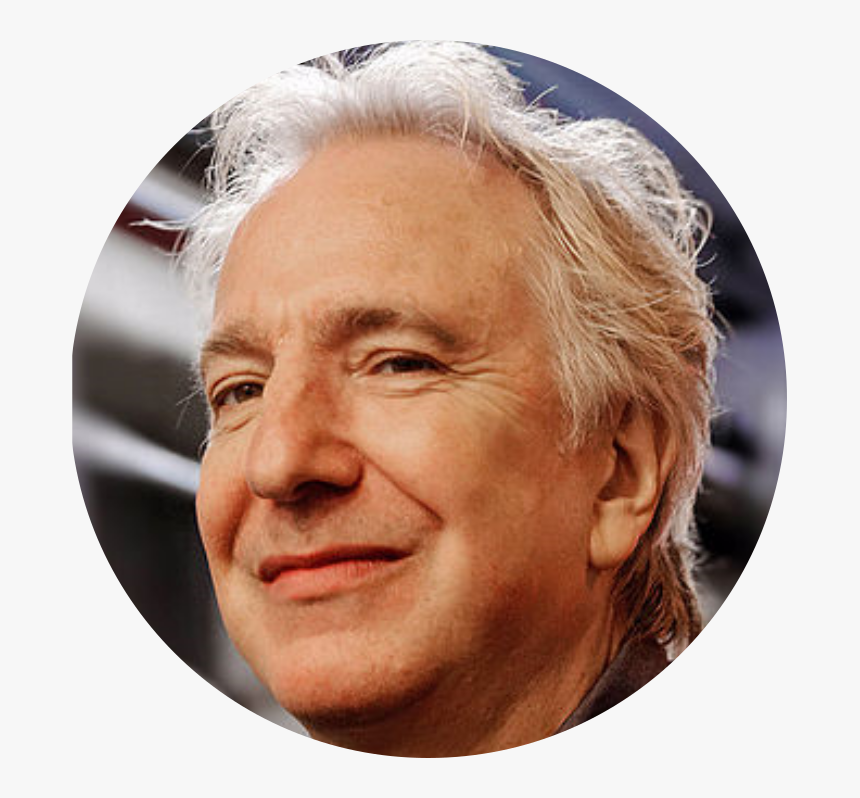 Alan Rickman Round - Alan Rickman Png, Transparent Png , Transparent ...
