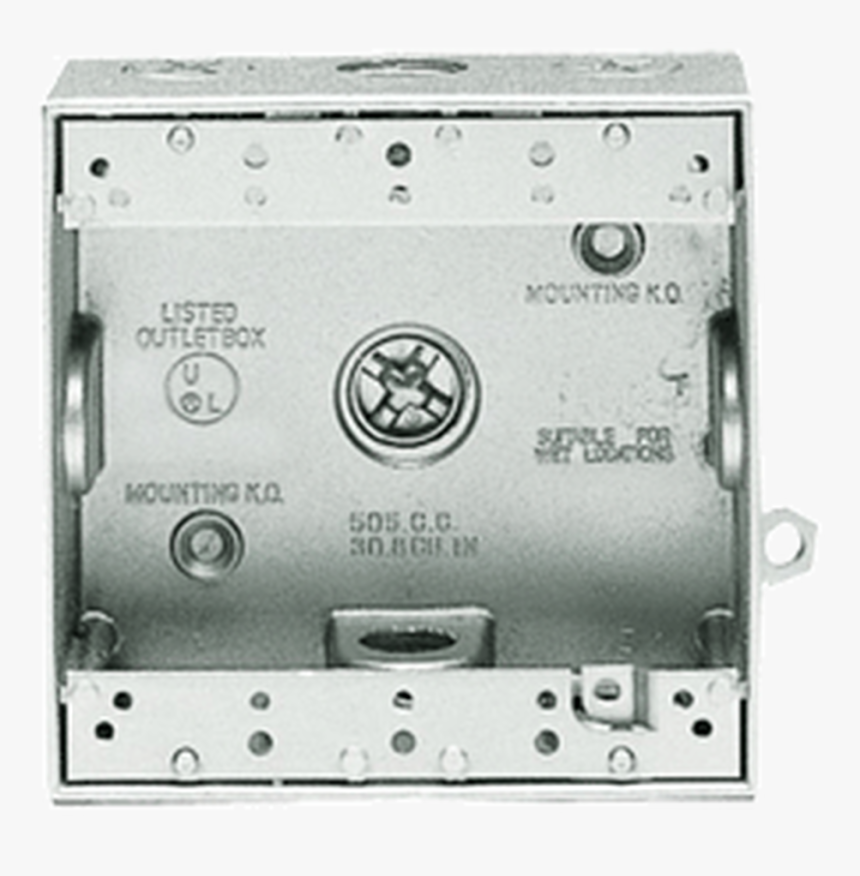 Rab Lighting Double Gang Rectangular Electrical Box - Box, HD Png ...