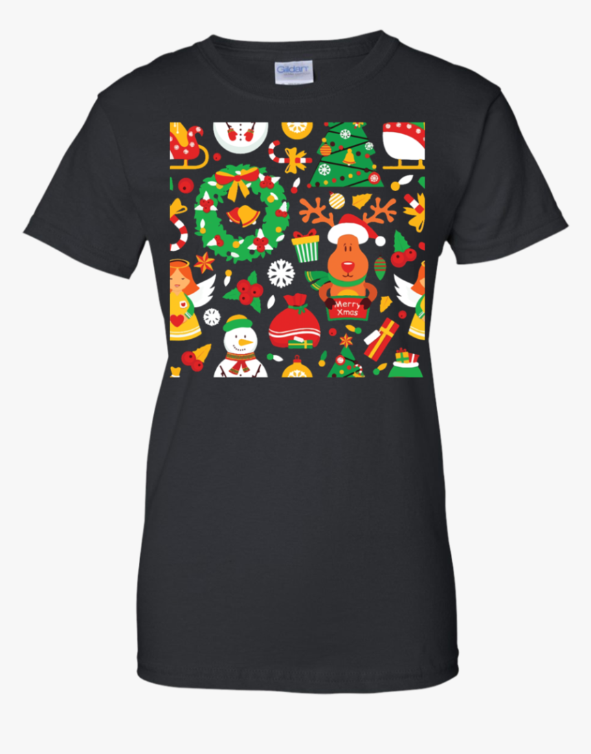 Transparent Christmas Pattern Png - T-shirt, Png Download , Transparent ...