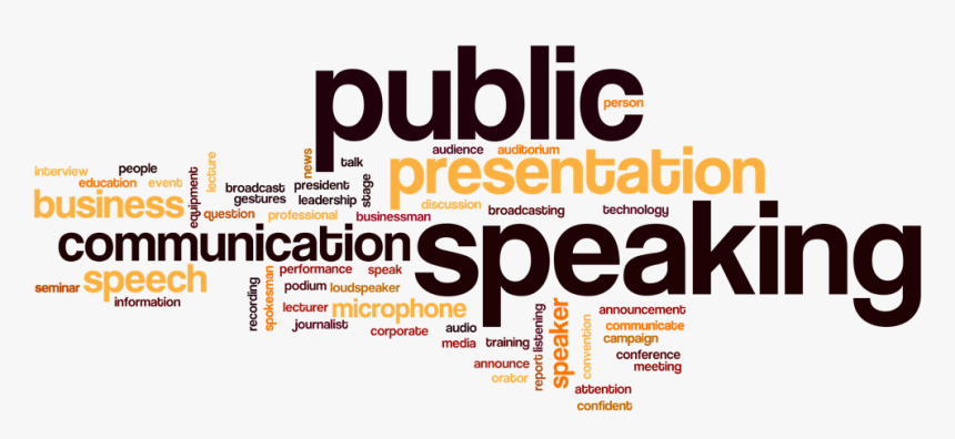 Public Speaking Art1 - Public Speaking Word Cloud, HD Png Download ...
