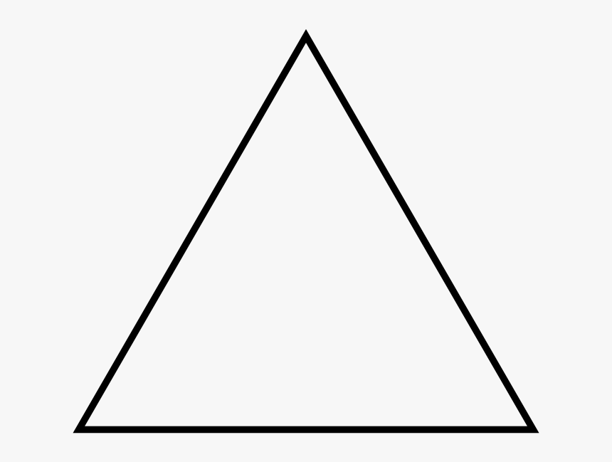 Black And White Triangle Png - Triangle Shape Png, Transparent Png ...
