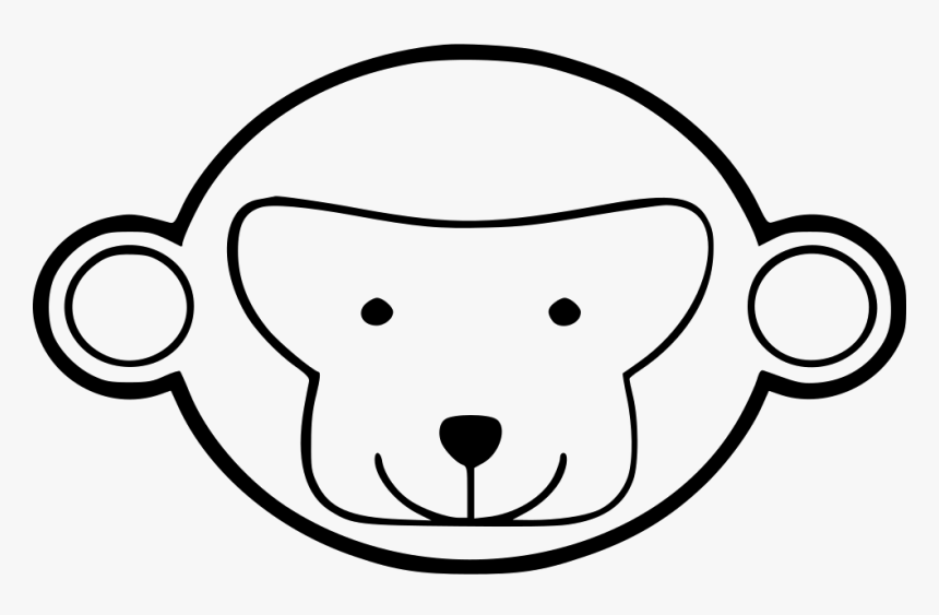 Monkey - Line Art, HD Png Download , Transparent Png Image - PNGitem