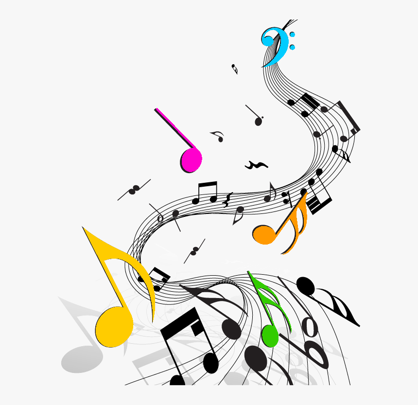 Transparent Musical Note Clipart - Musical Notes Vertical Clipart, HD ...