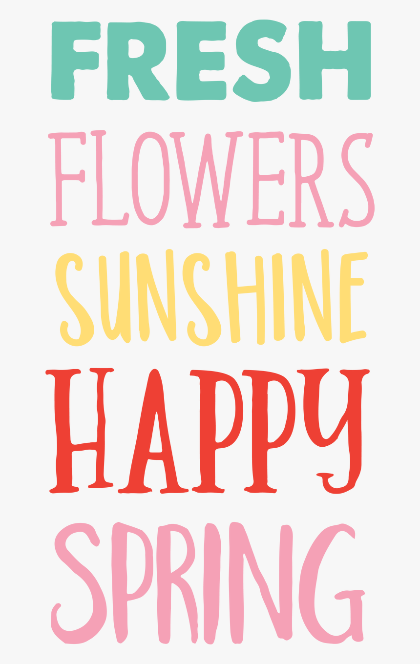 Words Transparent Spring - Poster, HD Png Download , Transparent Png ...