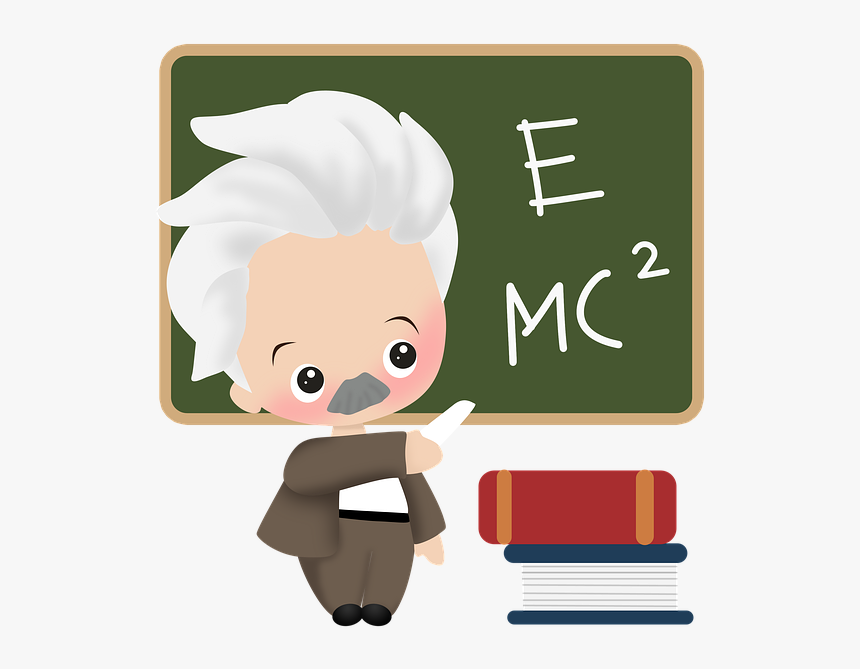 Transparent Einstein Cartoon Png - Animated Albert Einstein Png, Png ...