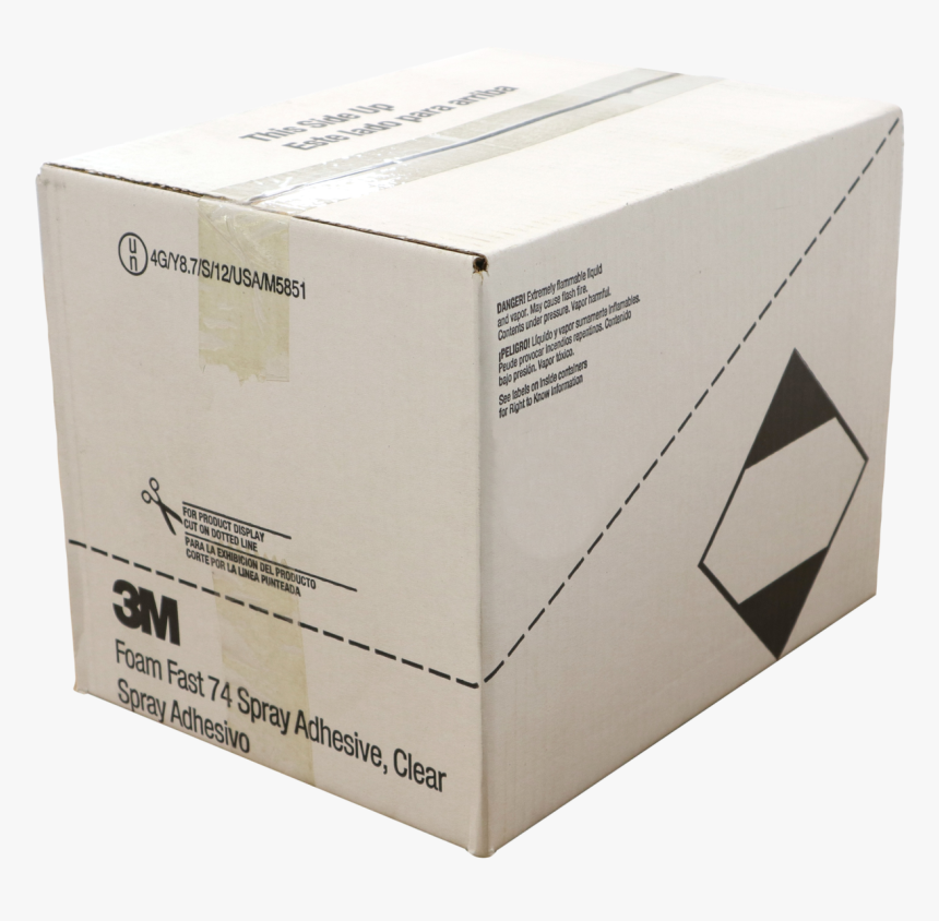 3m 74 Adhesive - Box, HD Png Download , Transparent Png Image - PNGitem