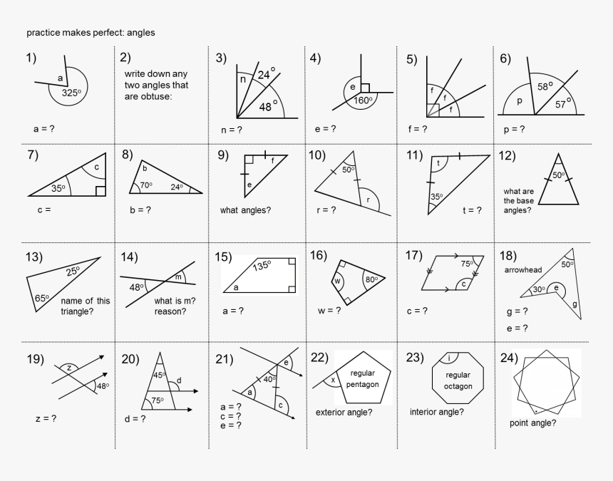 Transparent Angle Clipart - Parallel Lines And Transversals, HD Png ...
