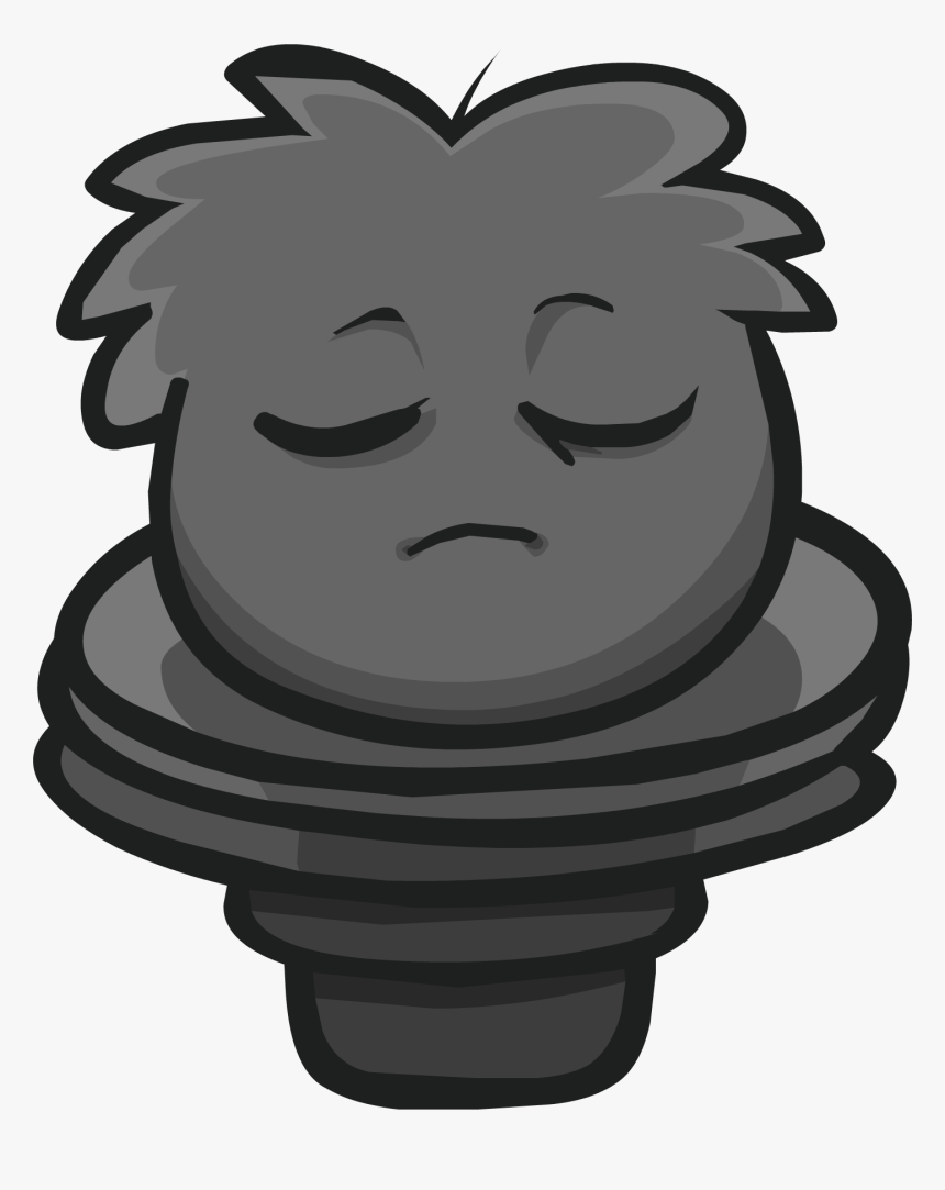 Perched Puffle Statue Sprite - Puffle Statue Furniture Club Penguin, HD ...