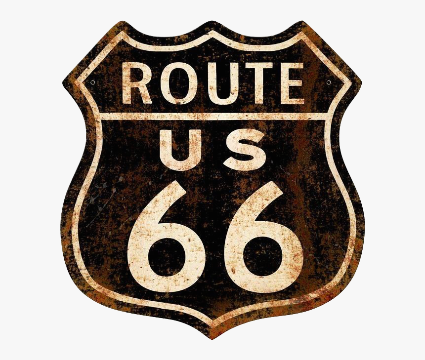 Old Route 66 Sign , Png Download - Route 66 Logo Original, Transparent ...