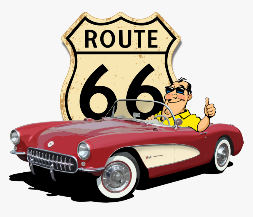 Logo - Route 66 Cars Logo, HD Png Download , Transparent Png Image ...