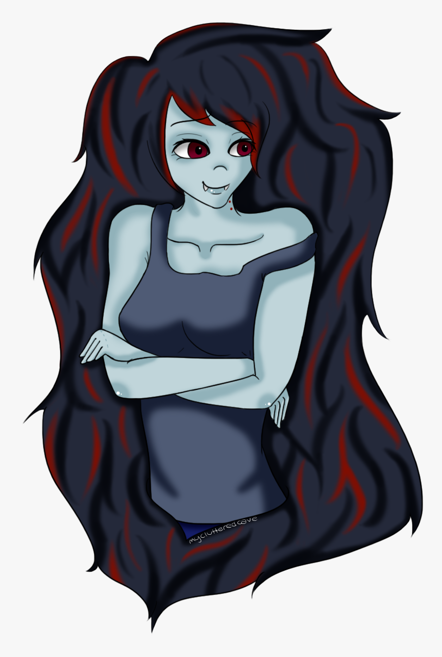 Marceline Soft Shaded - Illustration, HD Png Download , Transparent Png ...
