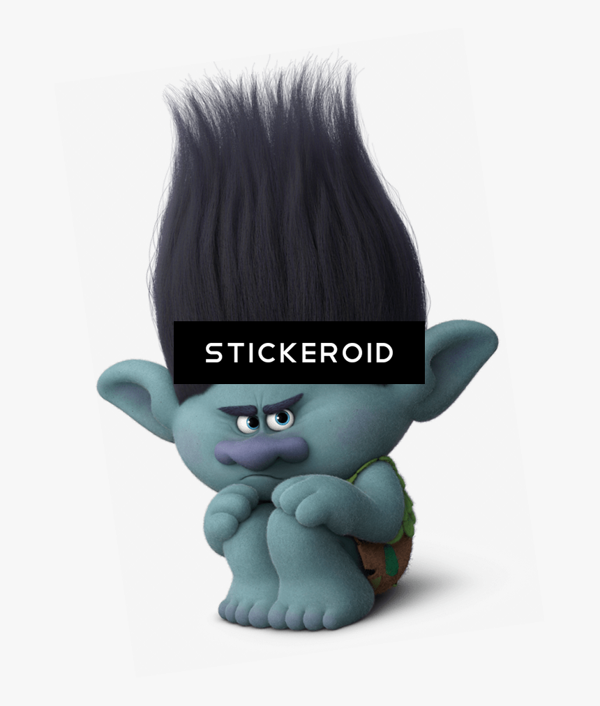 Branch And Poppy Trolls - Blue Troll From Trolls, HD Png Download ...