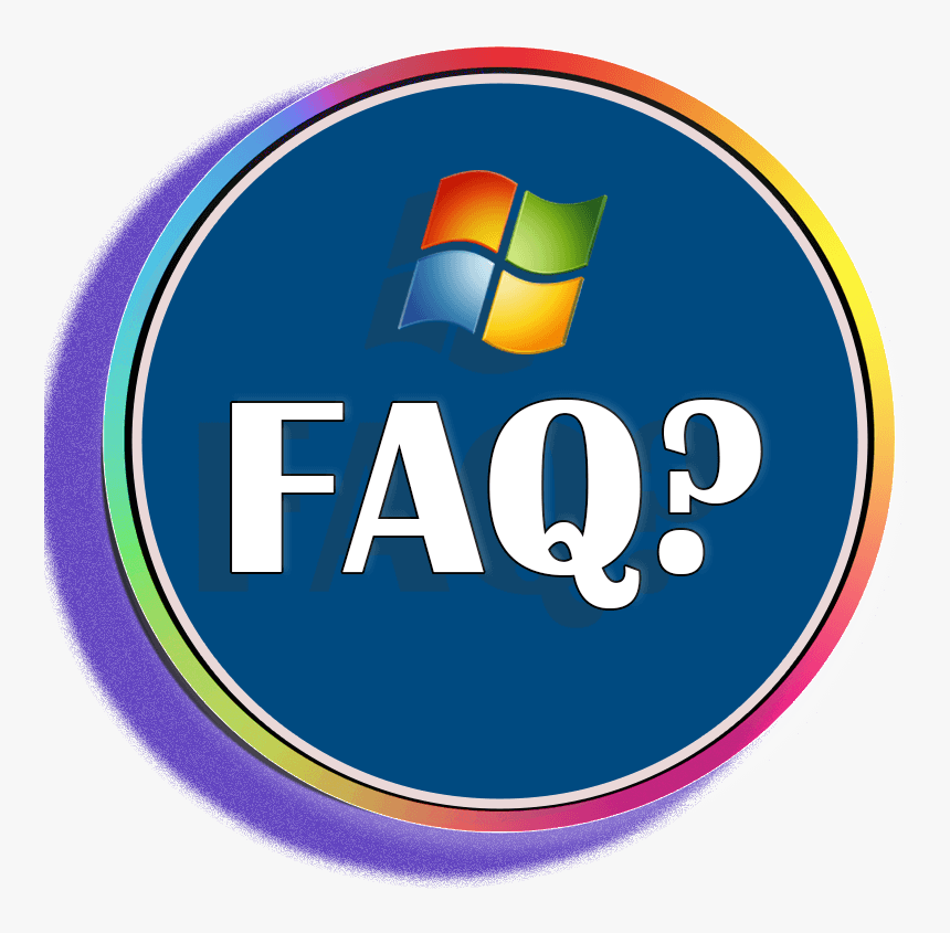 Windows 7 Faq - Windows 7, HD Png Download , Transparent Png Image ...