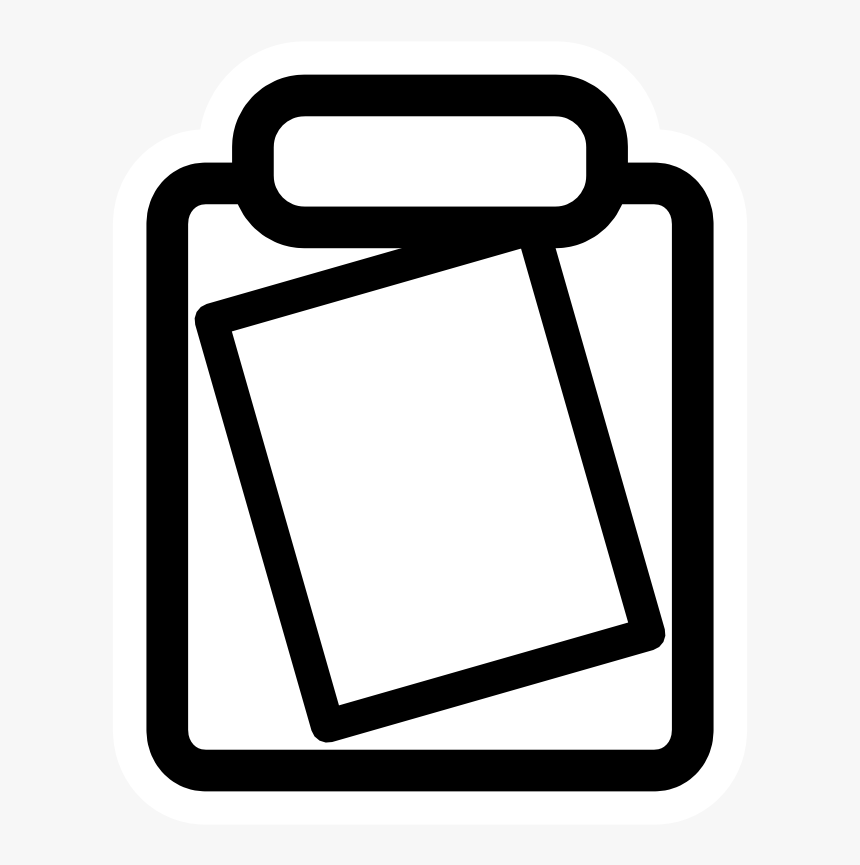 Mono Tool Clipboard - Computer Theme Icon Png, Transparent Png ...