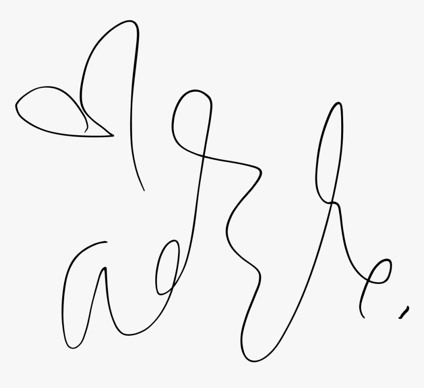 Adele Signature On White, HD Png Download , Transparent Png Image - PNGitem