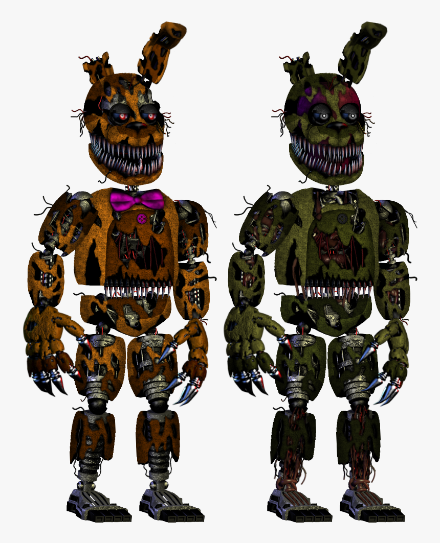 Collection Of Free Springtrap Drawing Nightmare Download - Draw ...