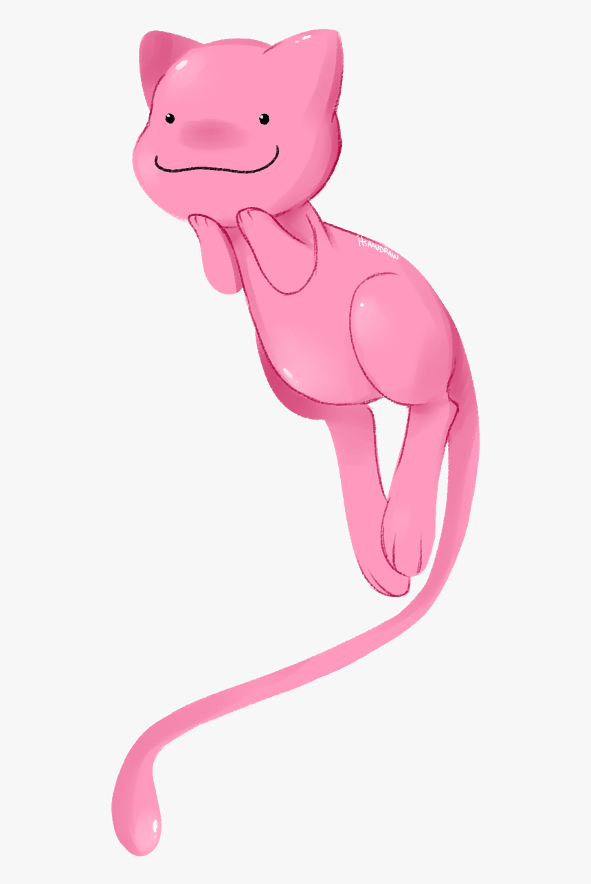 Mewtto Dittew - Pokemon Ditto Fan Art, HD Png Download , Transparent ...