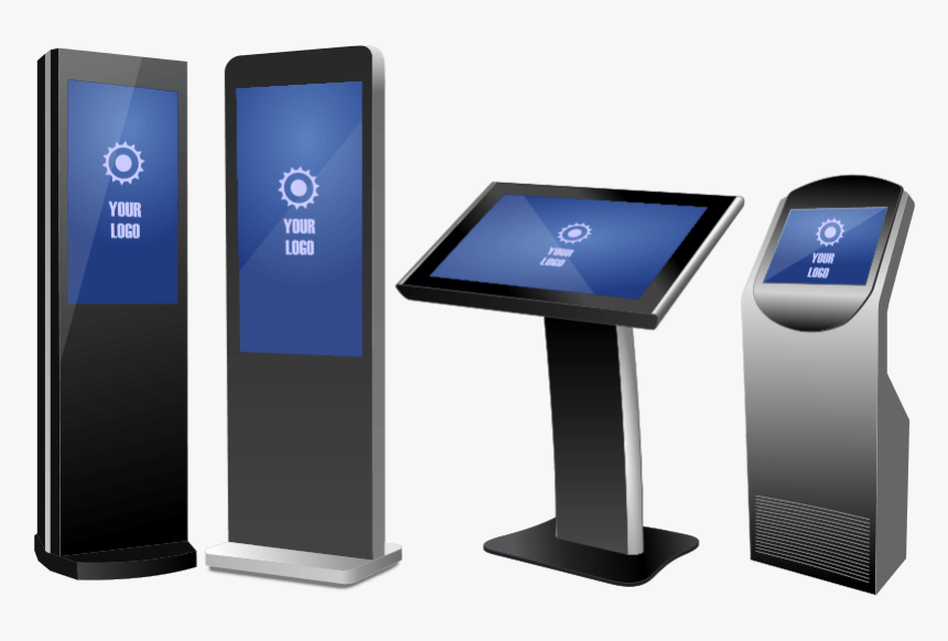 3-kiosks - Set Of Promotional Interactive Information Kiosk, HD Png ...