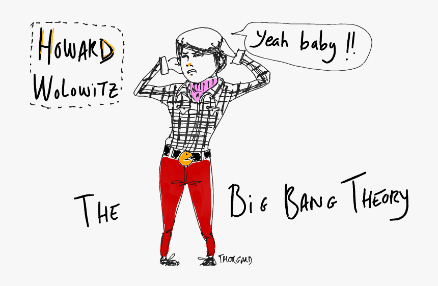 Howard-big Bang Theory - Cartoon, HD Png Download , Transparent Png ...