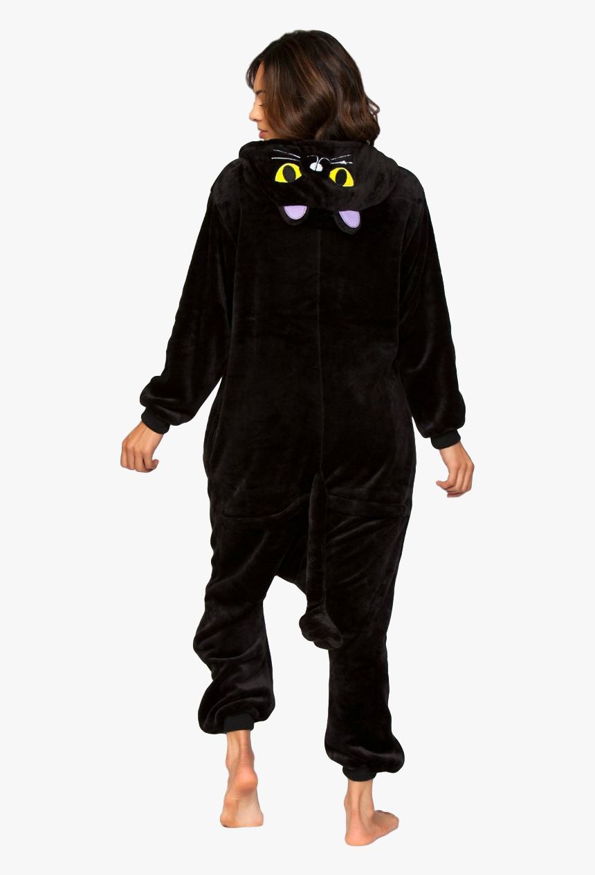 Black Kitty Cat Unisex Onesie - Girl, HD Png Download , Transparent Png ...